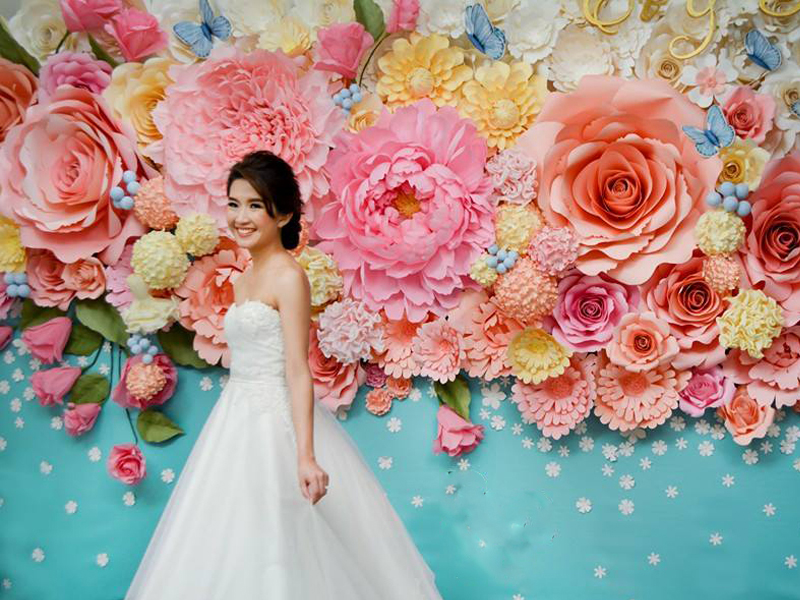 Marry Blog :: Say lòng với 8 backdrop hoa giấy đẹp nhất năm 2018